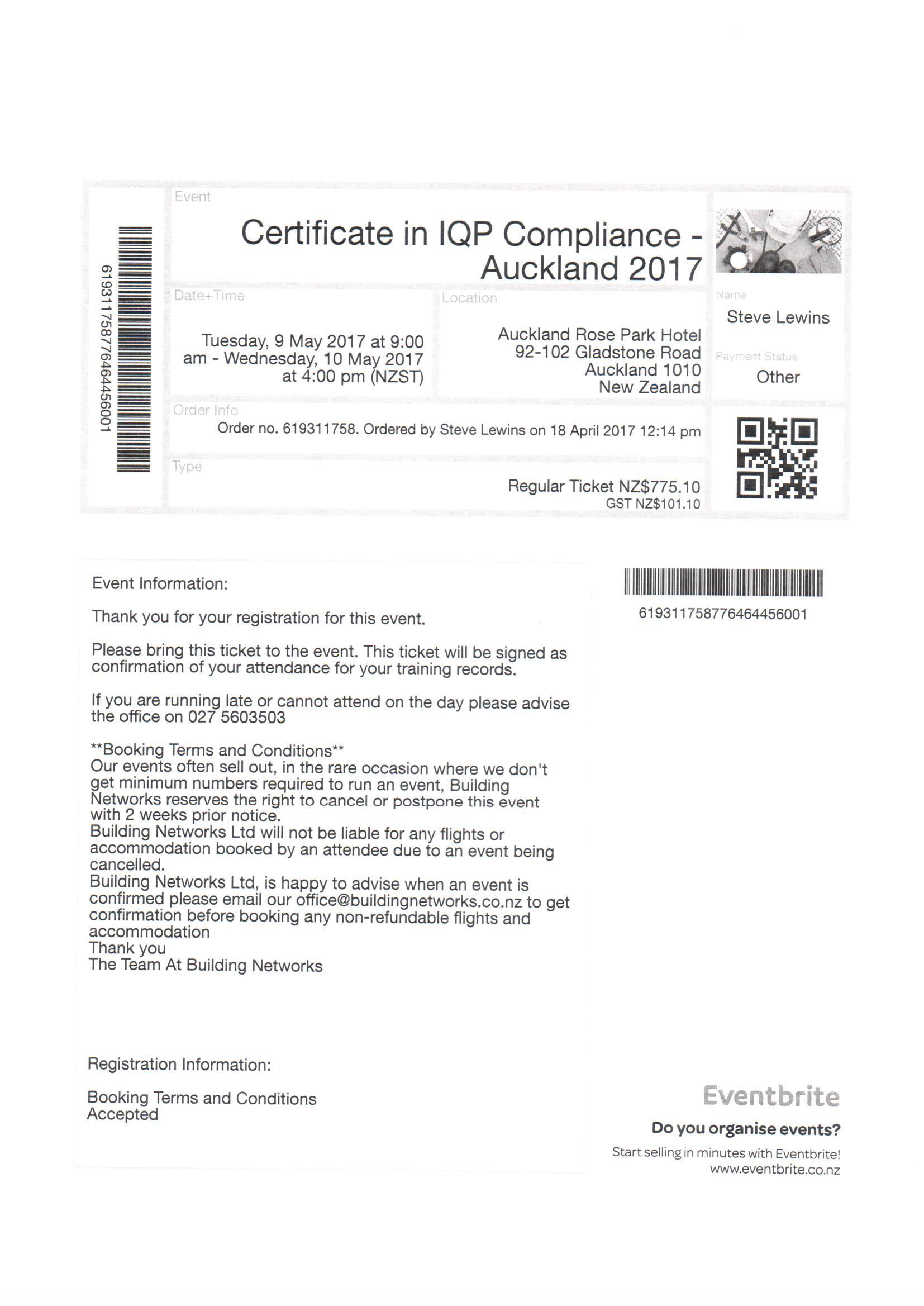 Certificate-IQP-compliance – Lewins Electrical